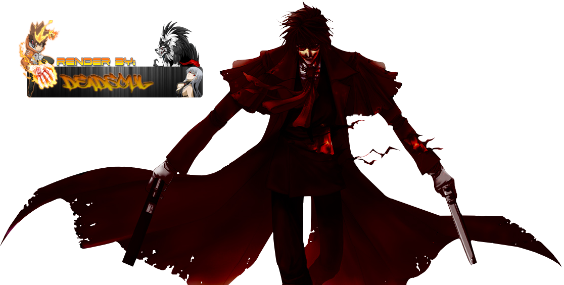 Hellsing Alucard Render 1 by LordRender on DeviantArt