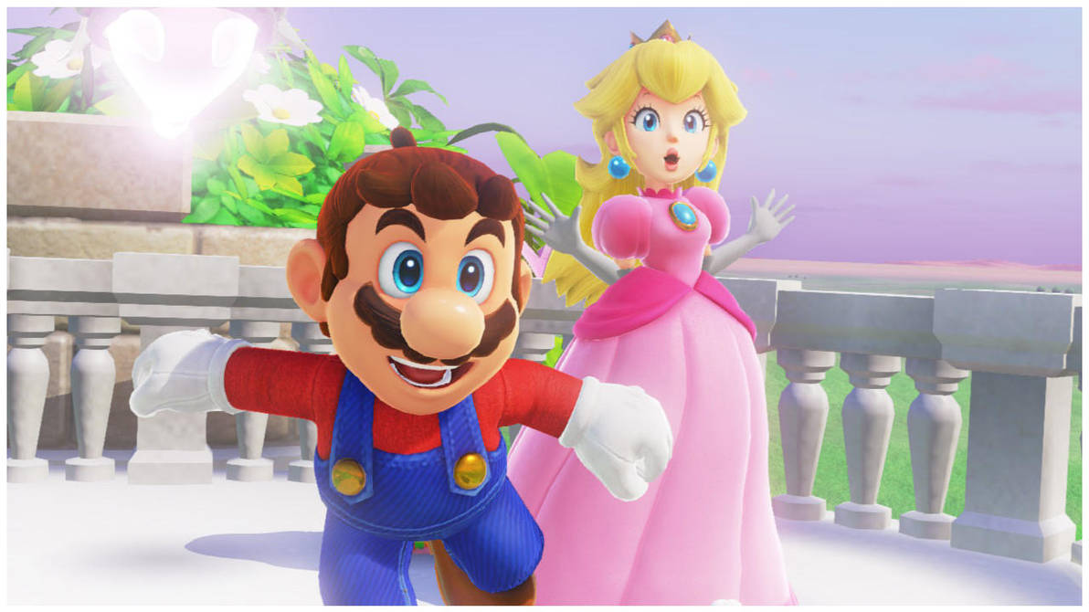 SMO - Mario and Peach in the Mushroom Kingdom by YoshiBowserFanatic on ...