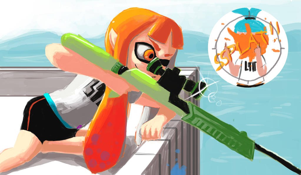 Splatoon Sniper by orphancrow on DeviantArt