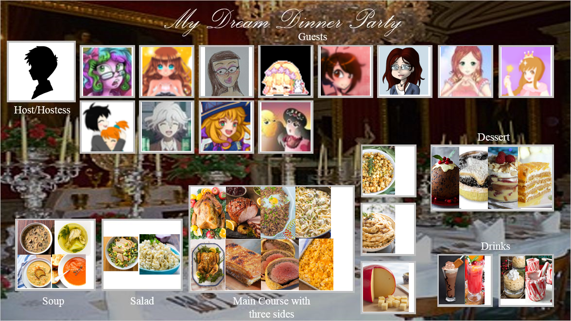 My Dream Dinner Party meme template by donboy65 on DeviantArt