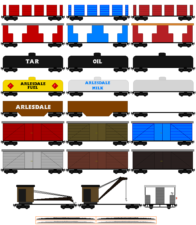 Miniature Gauge Rolling Stock(Edited) by DanielArkansanEngine on DeviantArt