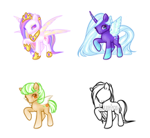 random pony adoptables3 by Sakuyamon on DeviantArt