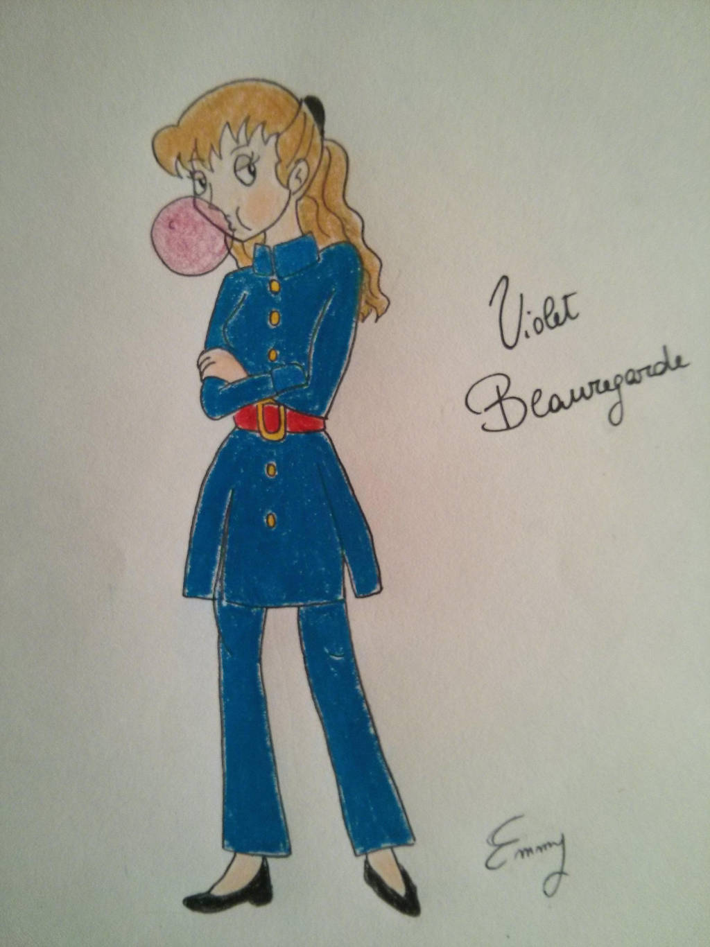 Violet Beauregarde by Emmy1891 on DeviantArt