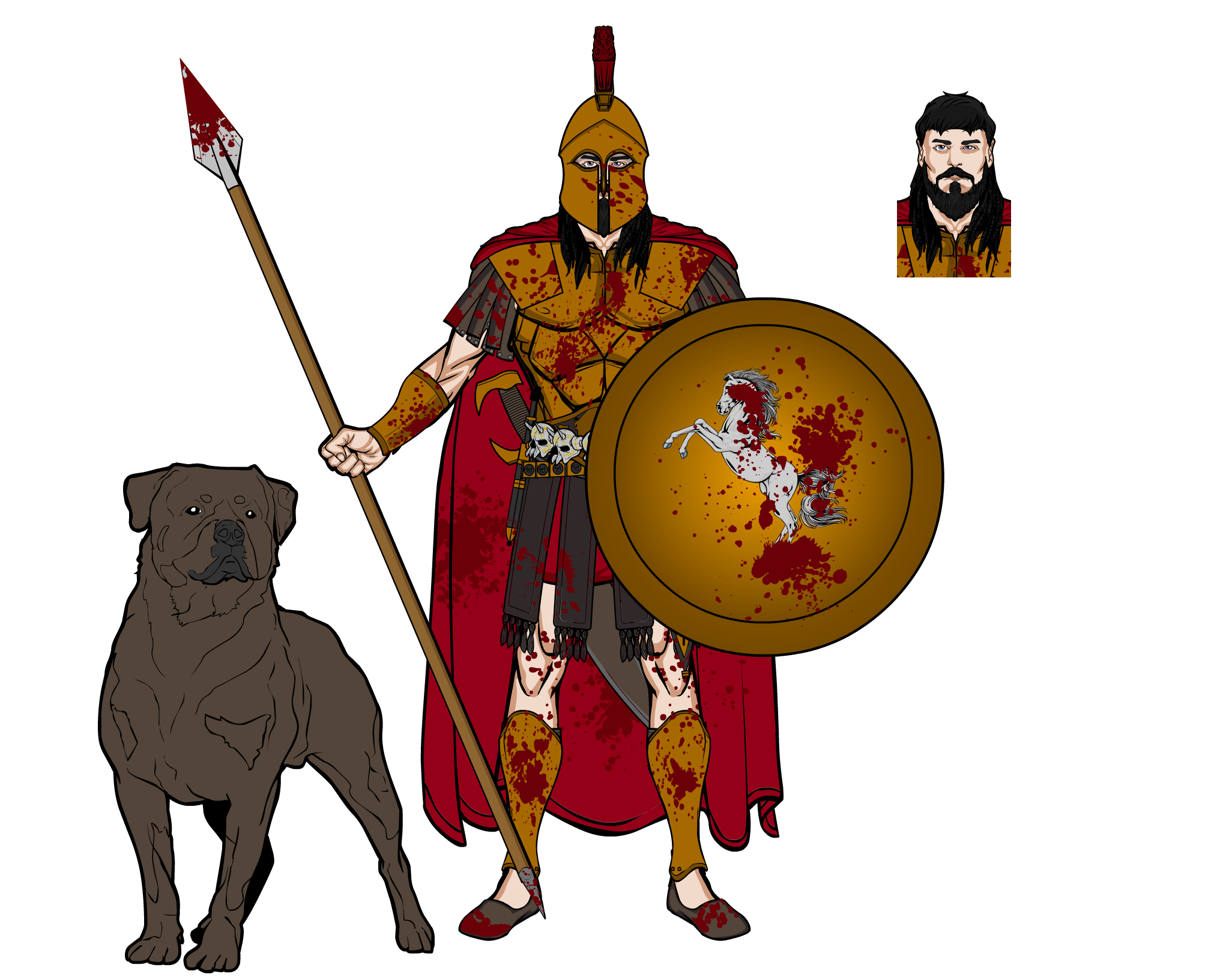 Greek Gods - Ares (update) by dahube84 on DeviantArt