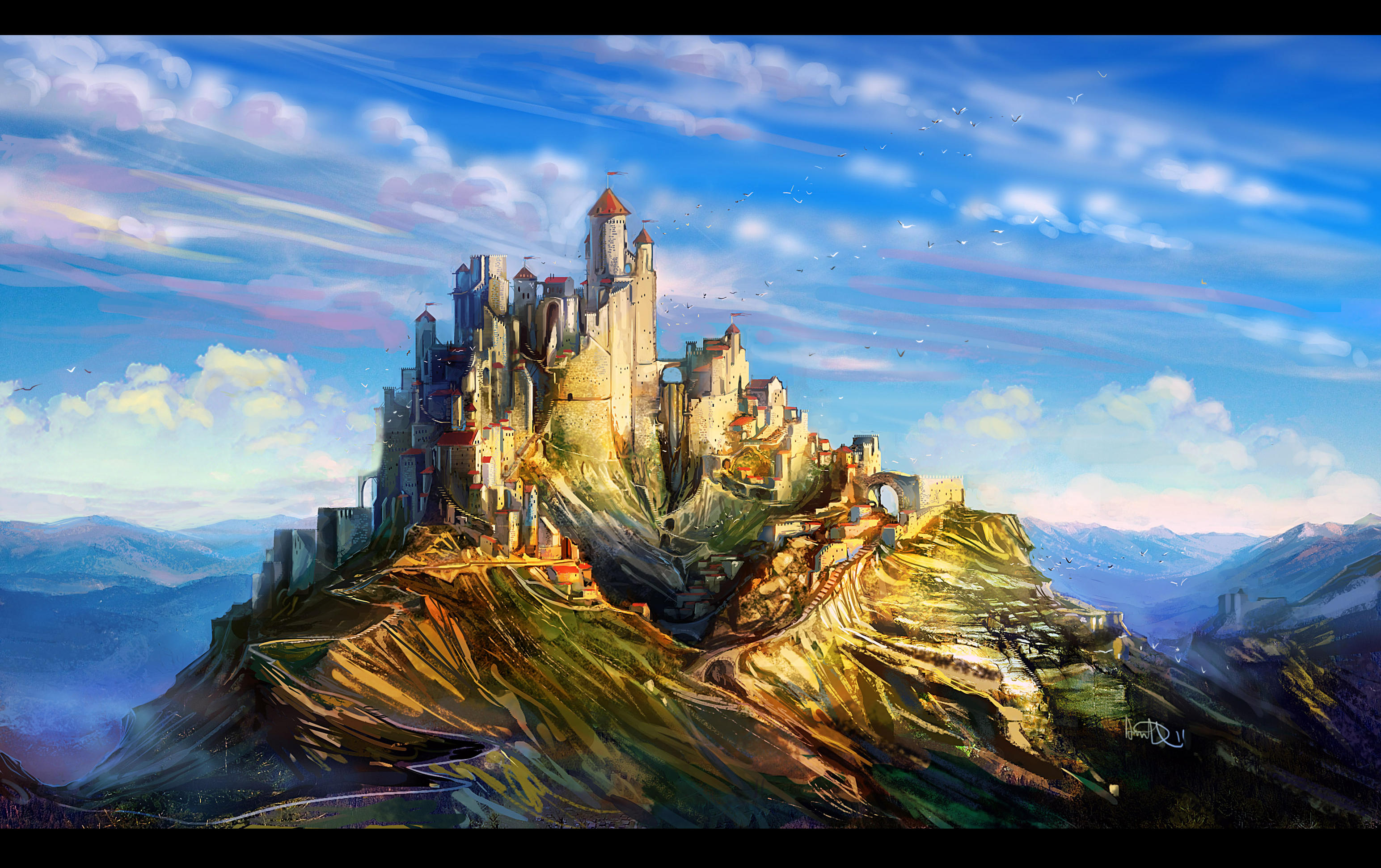 Unconquered Castle by Anndr Pazyniuk : ImaginaryCastles