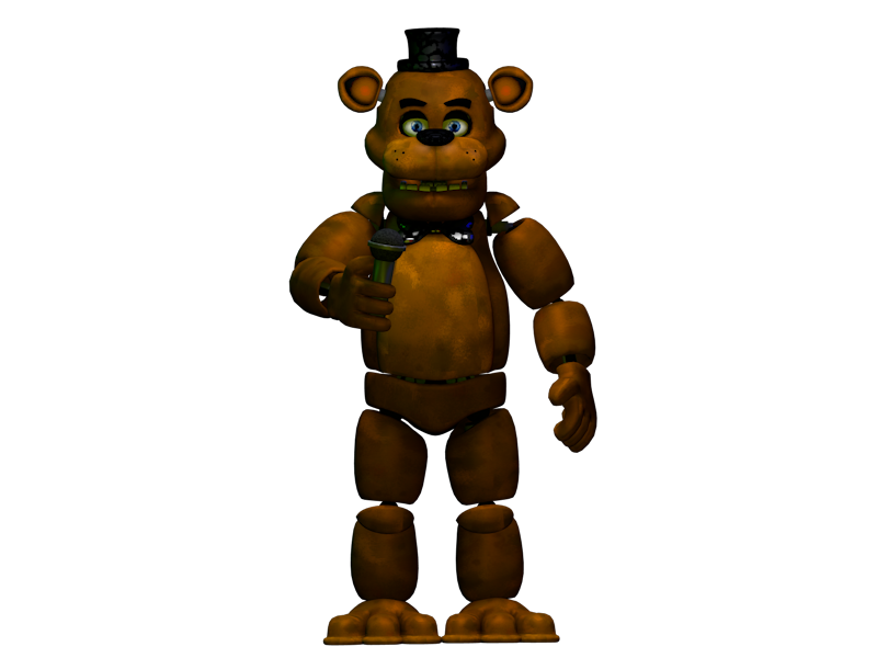 Fnaf 1 freddy jumpscare transparent - sushinz