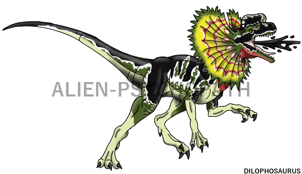 Jurassic Park: Dilophosaurus by Alien-Psychopath on DeviantArt