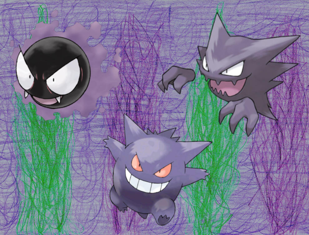 Ghost/Poison Pokemon by Manaki267 on DeviantArt