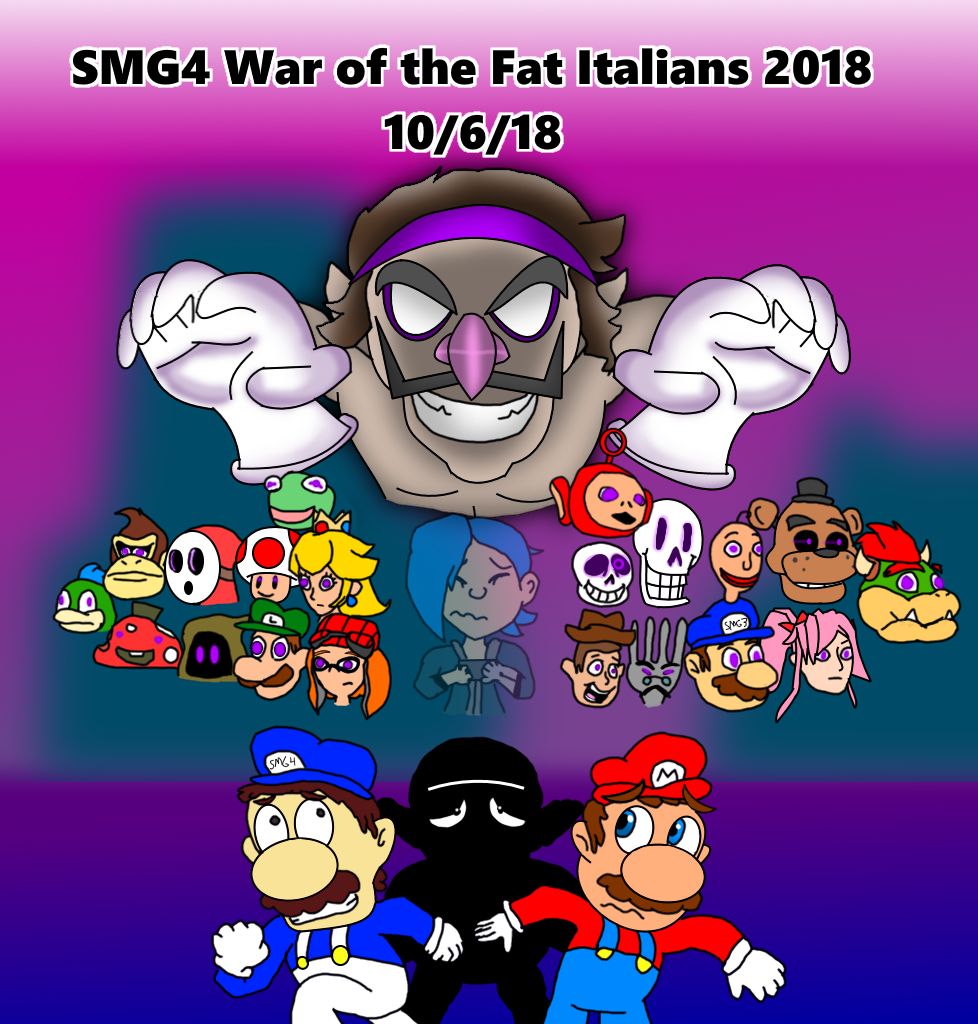 SMG4 War of the Fat Italians 2018 Fan-Poster by Toad900 on DeviantArt