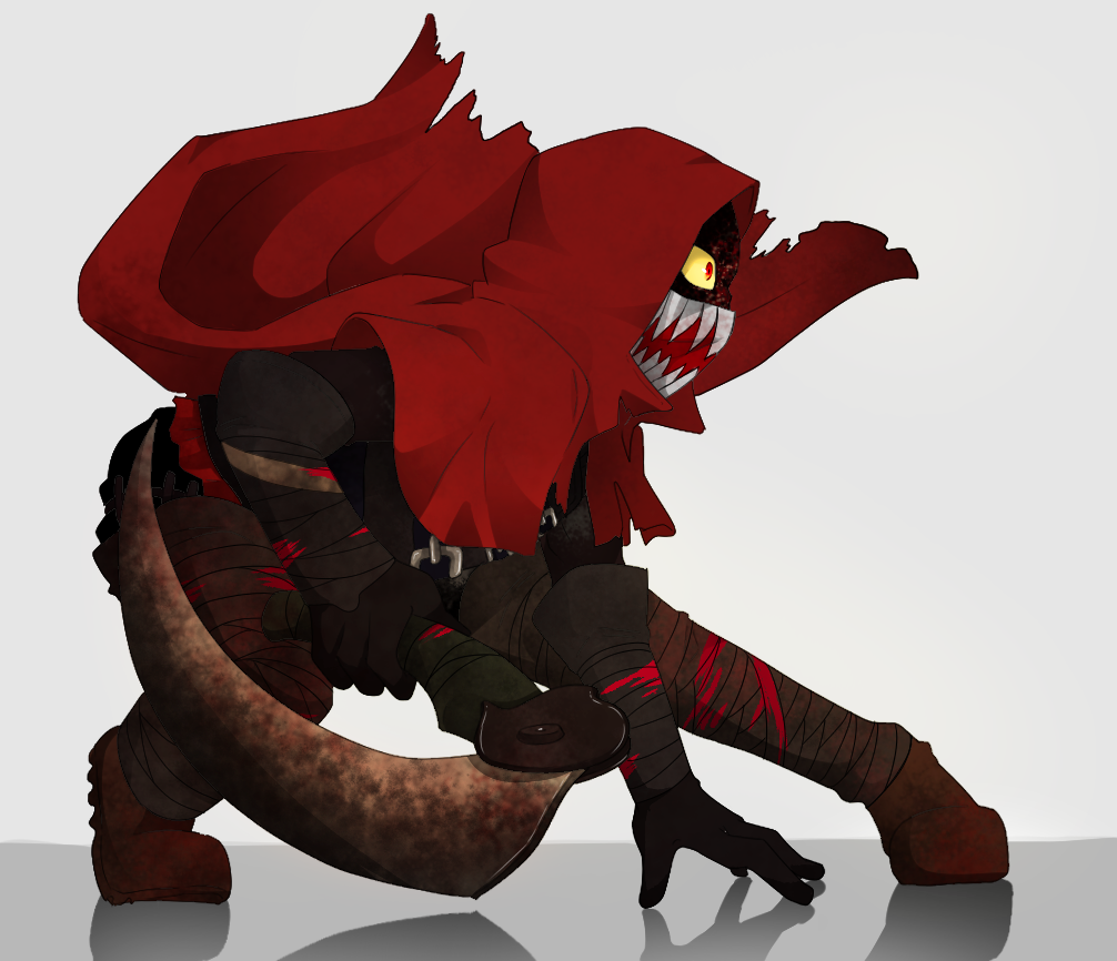 Little Red Riding Hooded Mercenary by wojUMI on DeviantArt