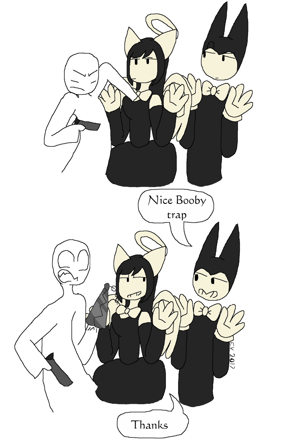 Alice's Booby trap (BATIM COMIC) by MashedPotatosWgravy on DeviantArt