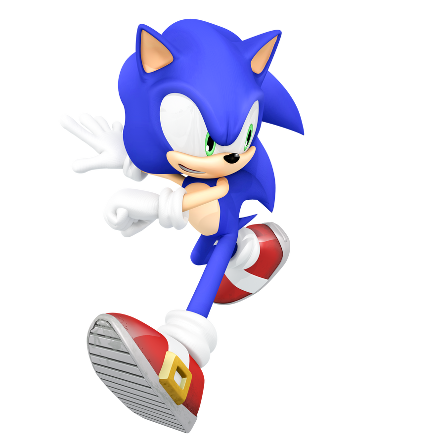 Sonic Running Render by JaysonJeanChannel on DeviantArt