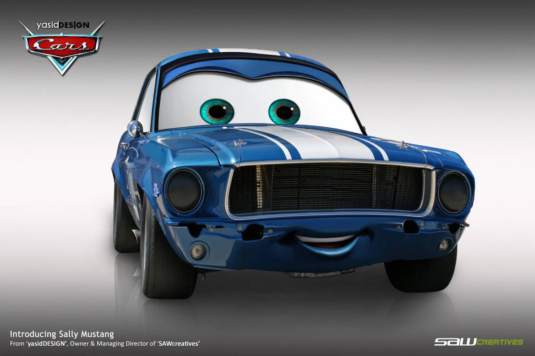 Disney Cars_ Sally Mustang by yasiddesign on DeviantArt