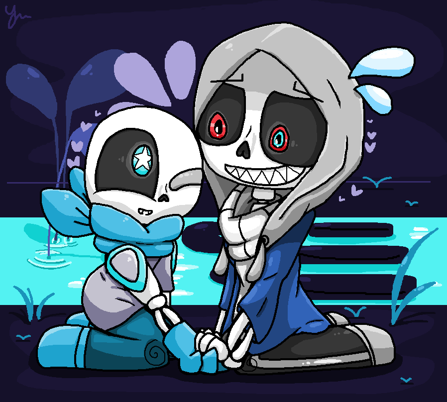 Dustberry (SwapSans x DustSans) by YaraDB on DeviantArt
