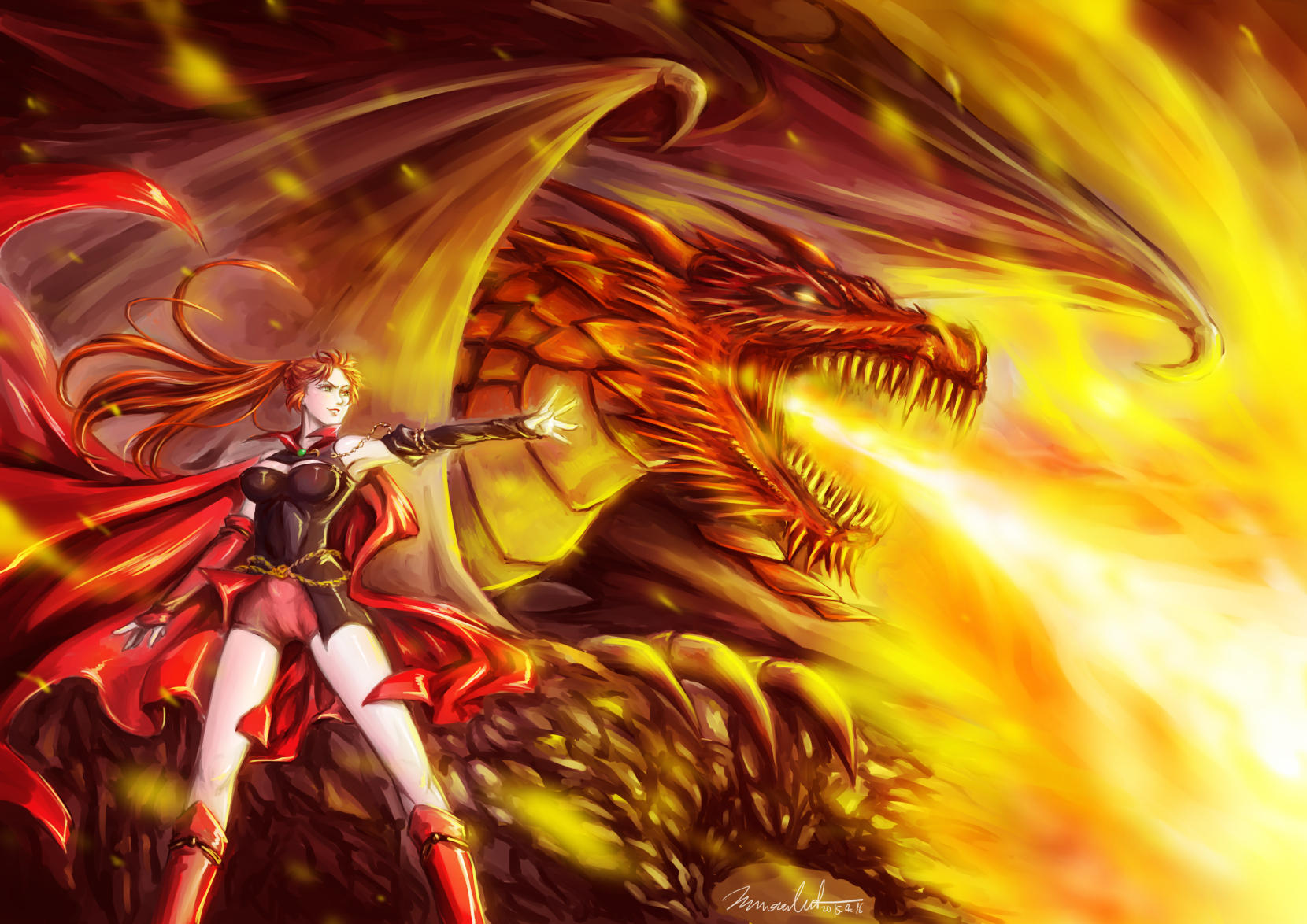 Dragon Witch by chantilin on DeviantArt