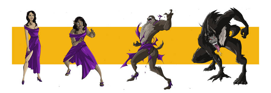 Old School Werewolf Tf 02 by FullMoonMaster on DeviantArt