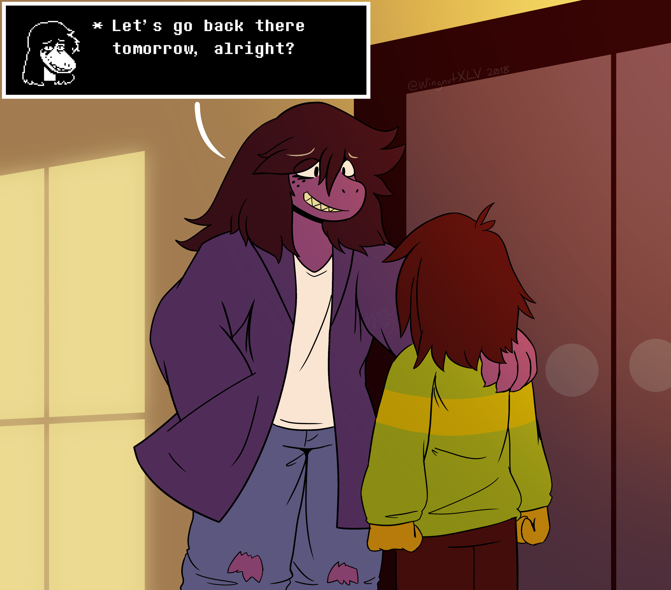 DELTARUNE SPOILERS!! - Tomorrow by WingnutXLV on DeviantArt