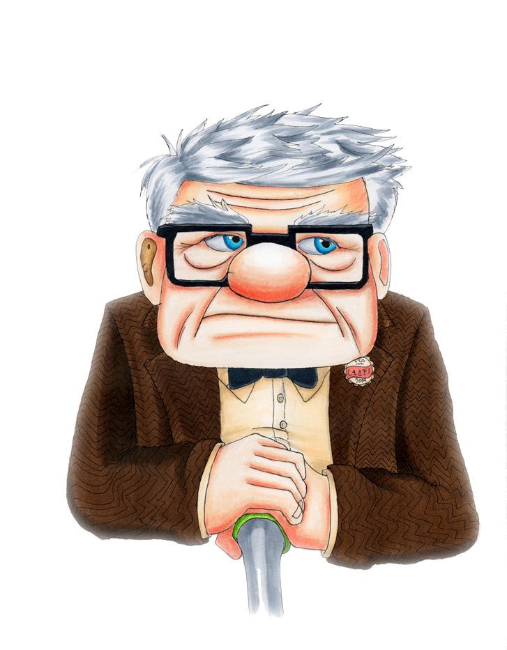 Carl- Pixar's Up by phychoticsilence on DeviantArt