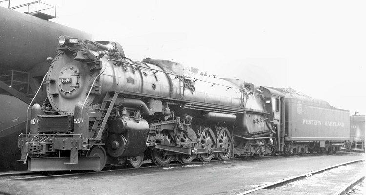 Western Maryland Class J1 #1406 by edjack14 on DeviantArt