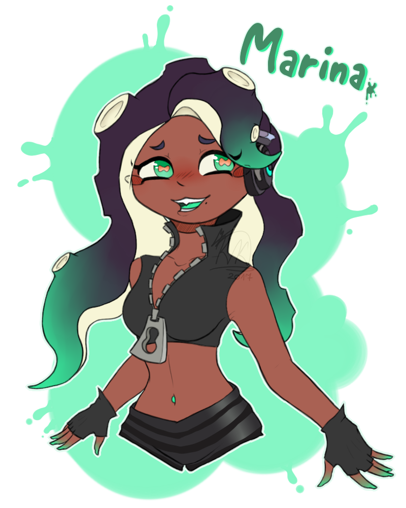 Marina From Splatoon 2 By Snowy Wolf 568 On Deviantart
