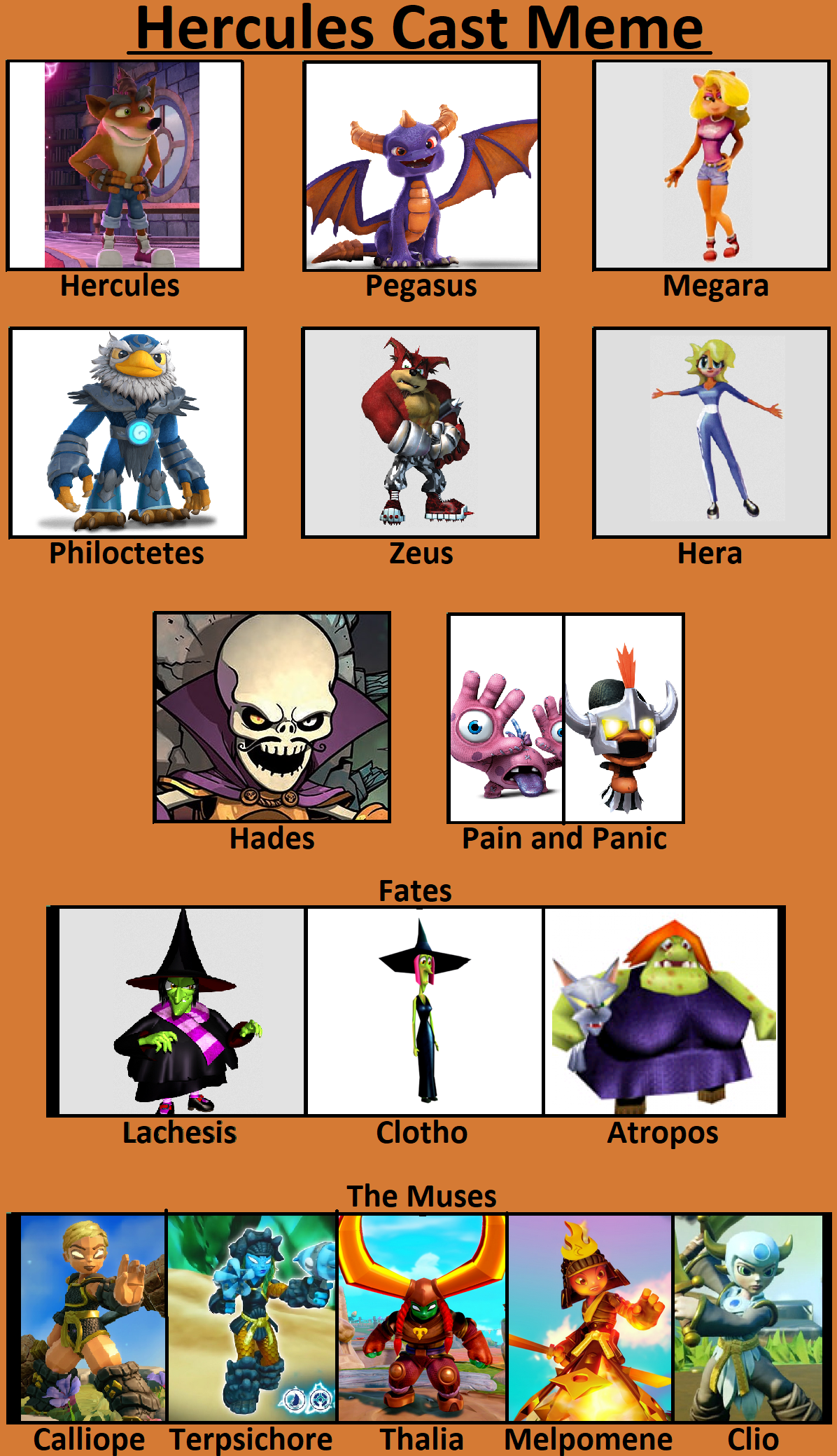 Hercules Cast Meme by Blaze-On-Fire on DeviantArt