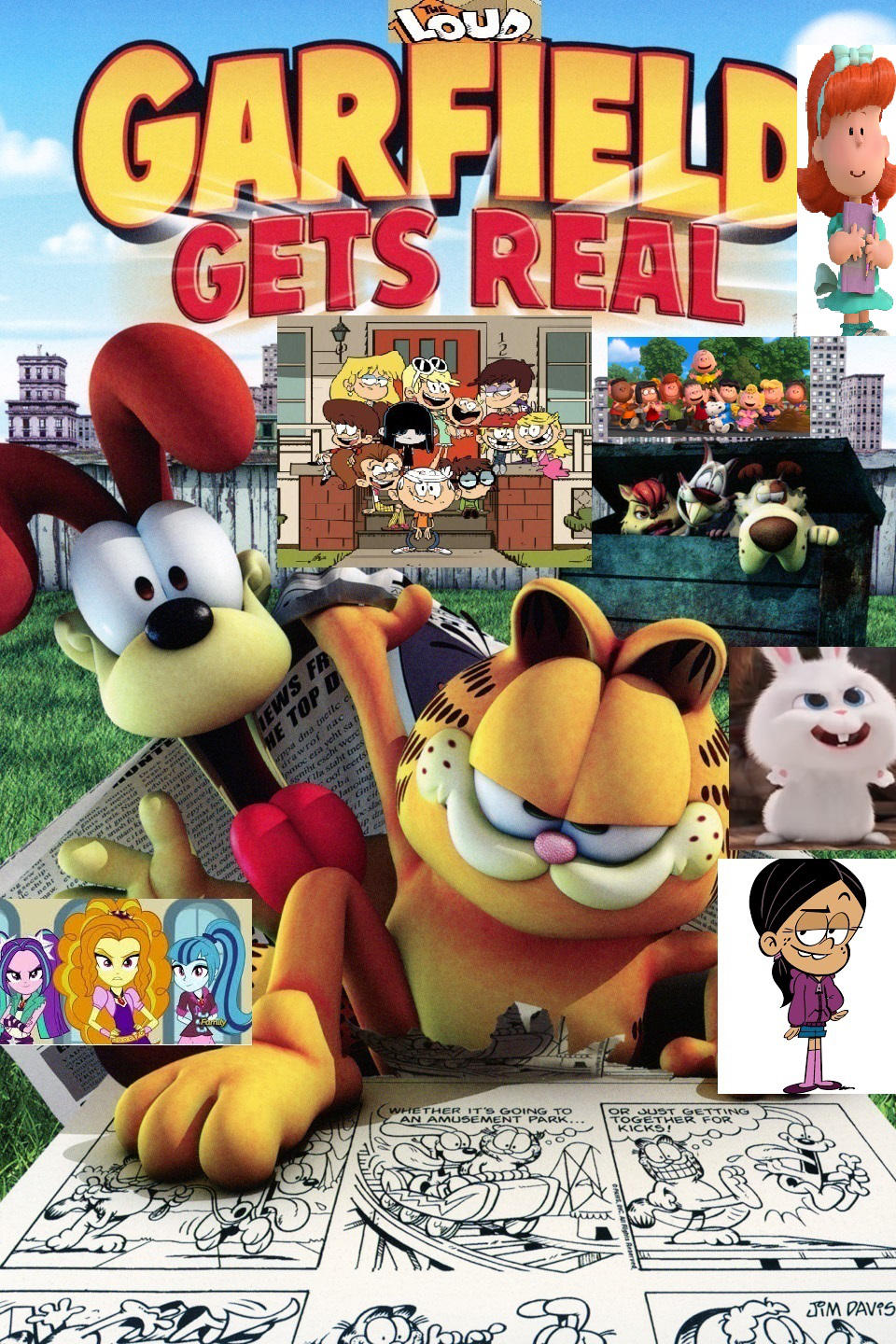 The Loud GARFIELD GETS REAL by crazycartoons5488 on DeviantArt