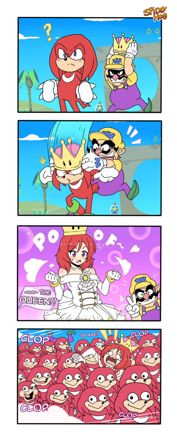 4Koma | Queen Knuckles by SpideyHog on DeviantArt