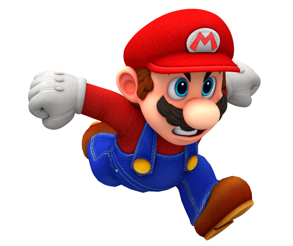 Odyssey Mario Running Like Sonic by Nintega-Dario on DeviantArt