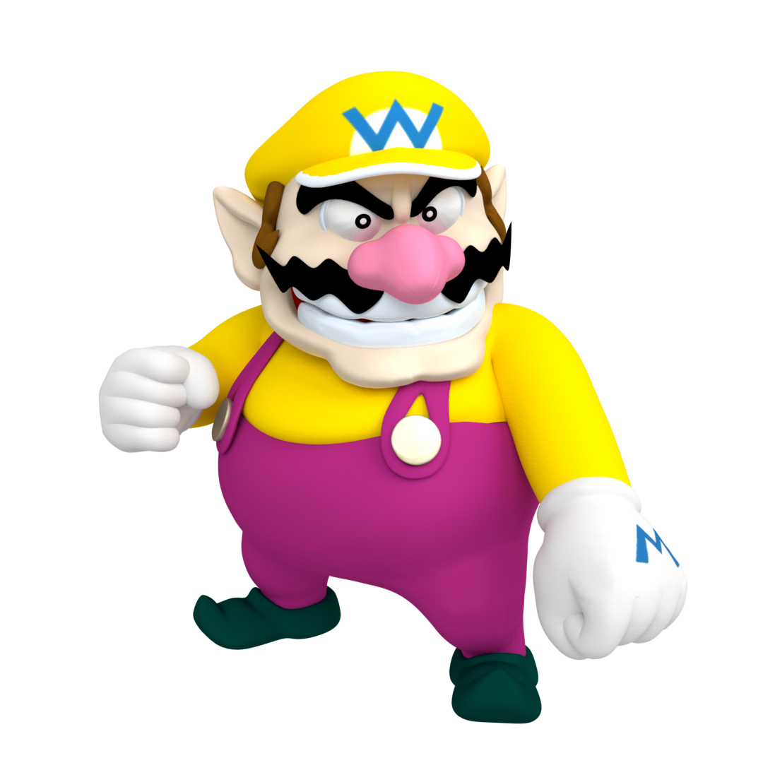 Wario Trophy Render by Nintega-Dario on DeviantArt