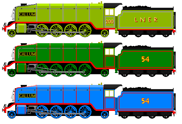 Callum the LNER P2 Engine (NEW OC) by JamesFan1991 on DeviantArt
