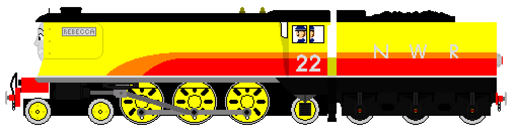 Rebecca the Bulleid Pacific Engine by JamesFan1991 on DeviantArt