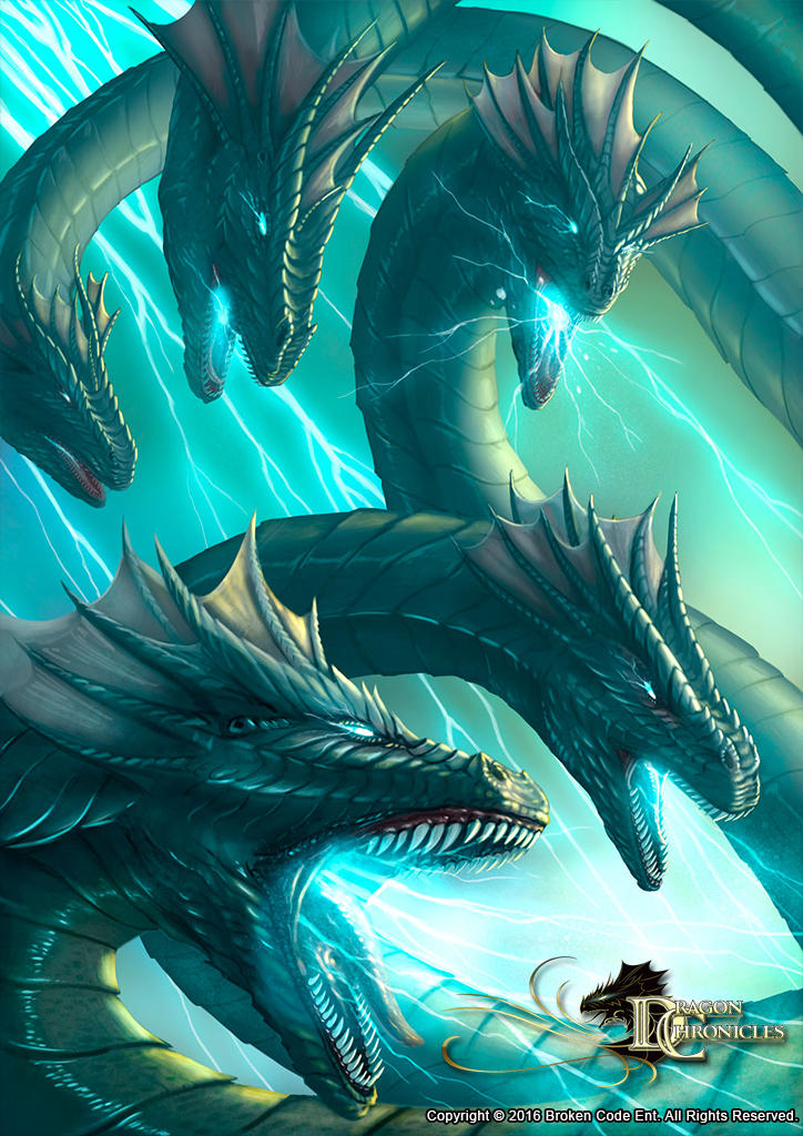 Dragon Chronicles Lightning Hydra By Robertcrescenzio On Deviantart 