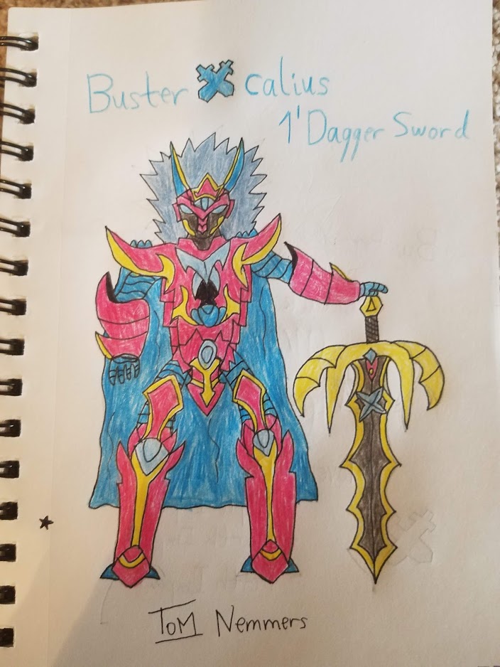 Buster Xcalius X4 1'Dagger Sword by tnemmers on DeviantArt