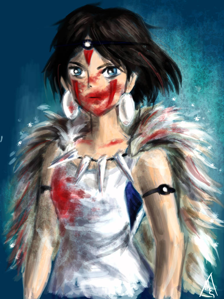 Princess Mononoke Fan Art By Myfanwyelizabeth On Deviantart