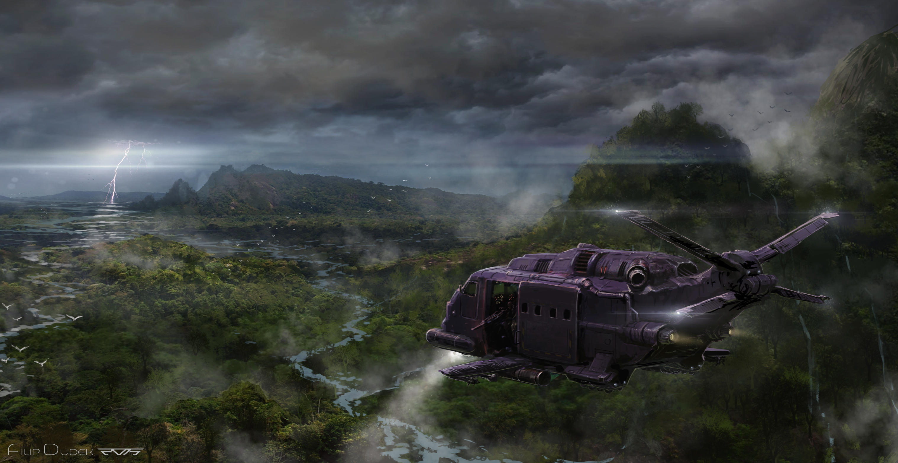 Jungle Storm by Filip Dudek : ImaginaryWildlands