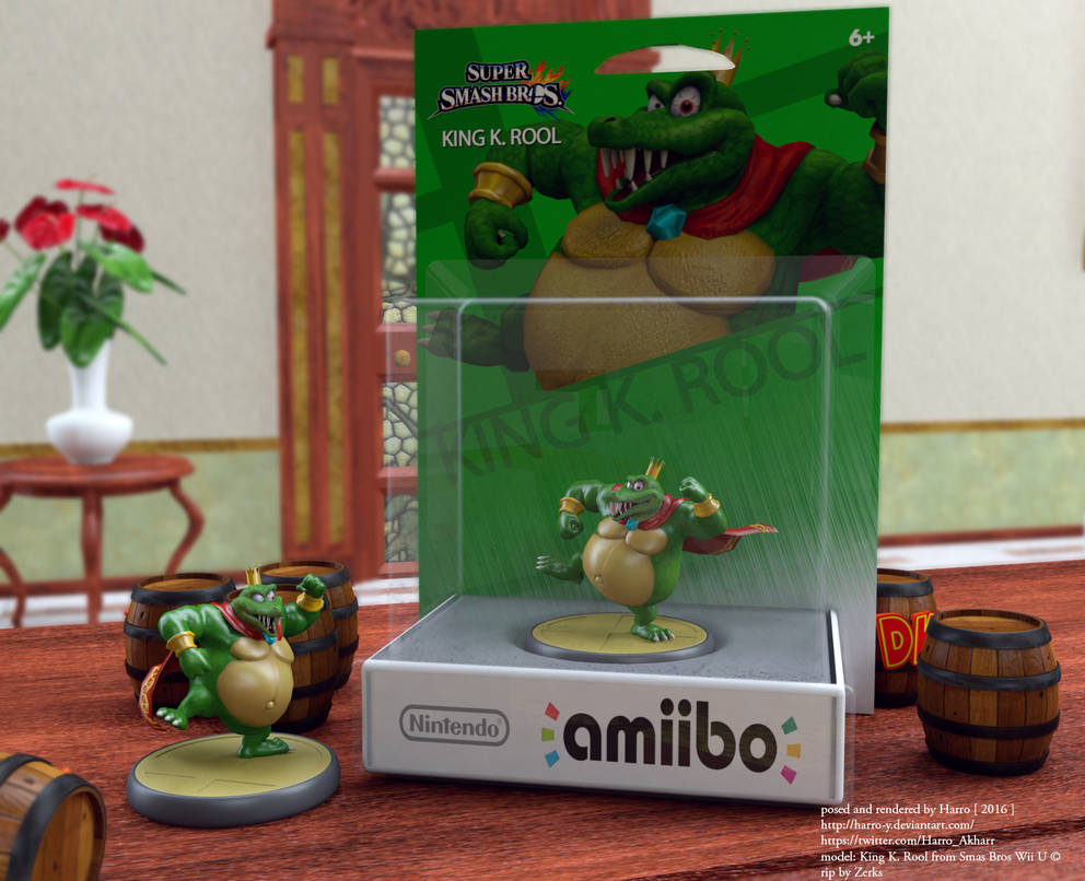 Custom Amiibo King K Rool 3d Render By Harro Y On Deviantart 4409