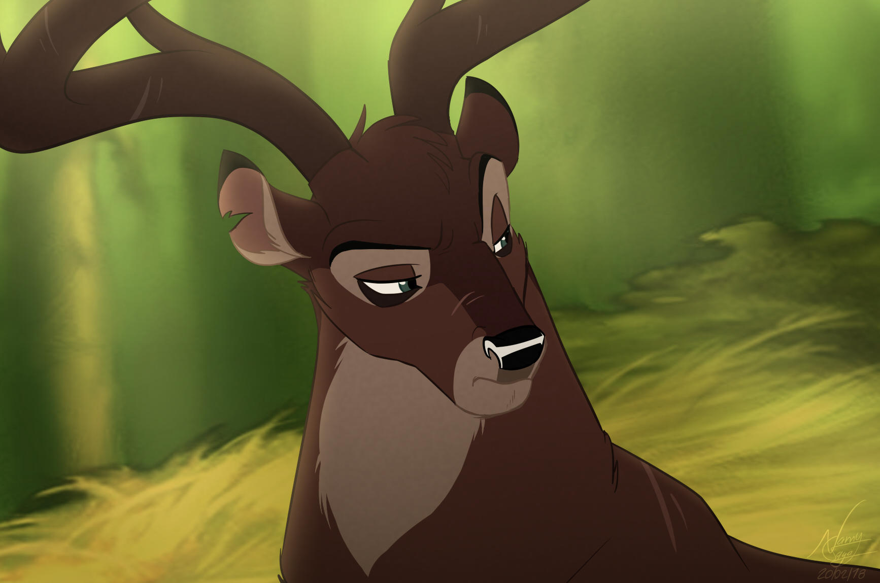 Bambi disposed by NamyG on DeviantArt