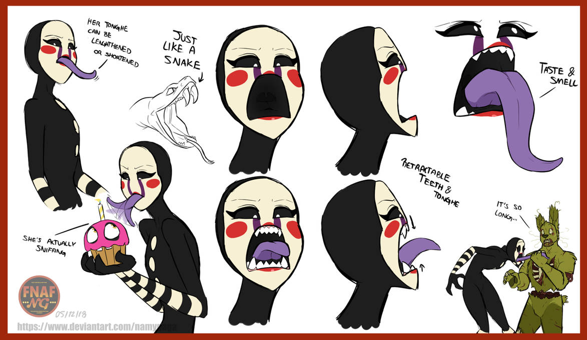 FNAFNG_Marionette Species Study by NamyGaga on DeviantArt
