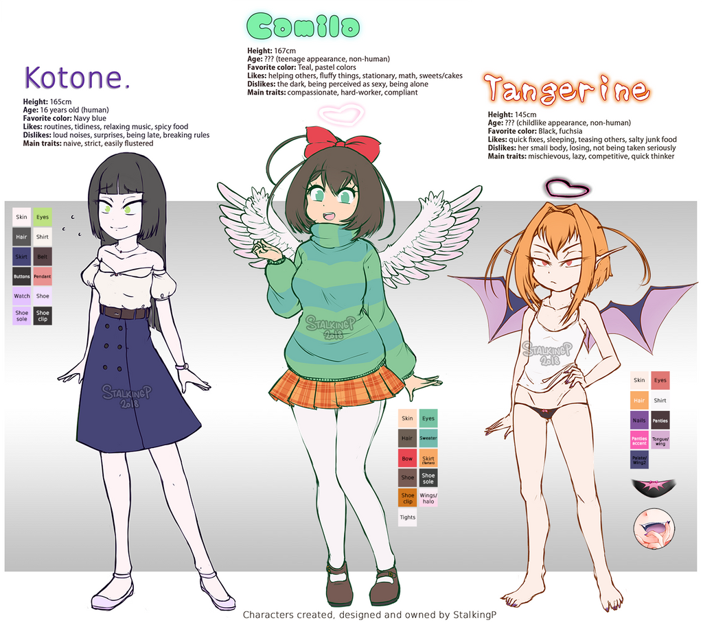 Original Character Reference Sheet By StalkingP On DeviantArt
