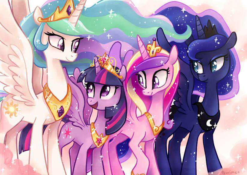 My Little Pony Princesses by marceline-night on DeviantArt