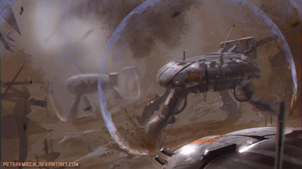 The Invincible - Stanislaw Lem - Canyon scene by PeterKmiecik on DeviantArt