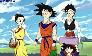 Gohan and Videl - wedding by eleneli on DeviantArt