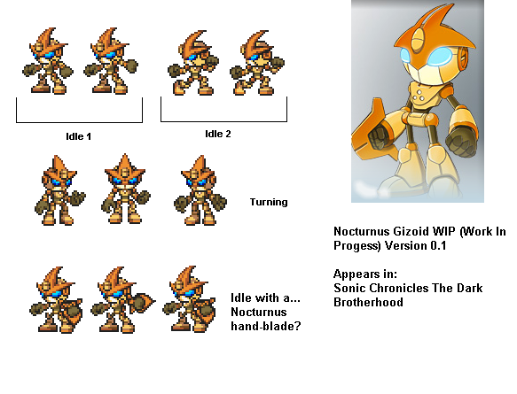 Nocturnus Gizoid Sprites WIP by mechaelite on DeviantArt