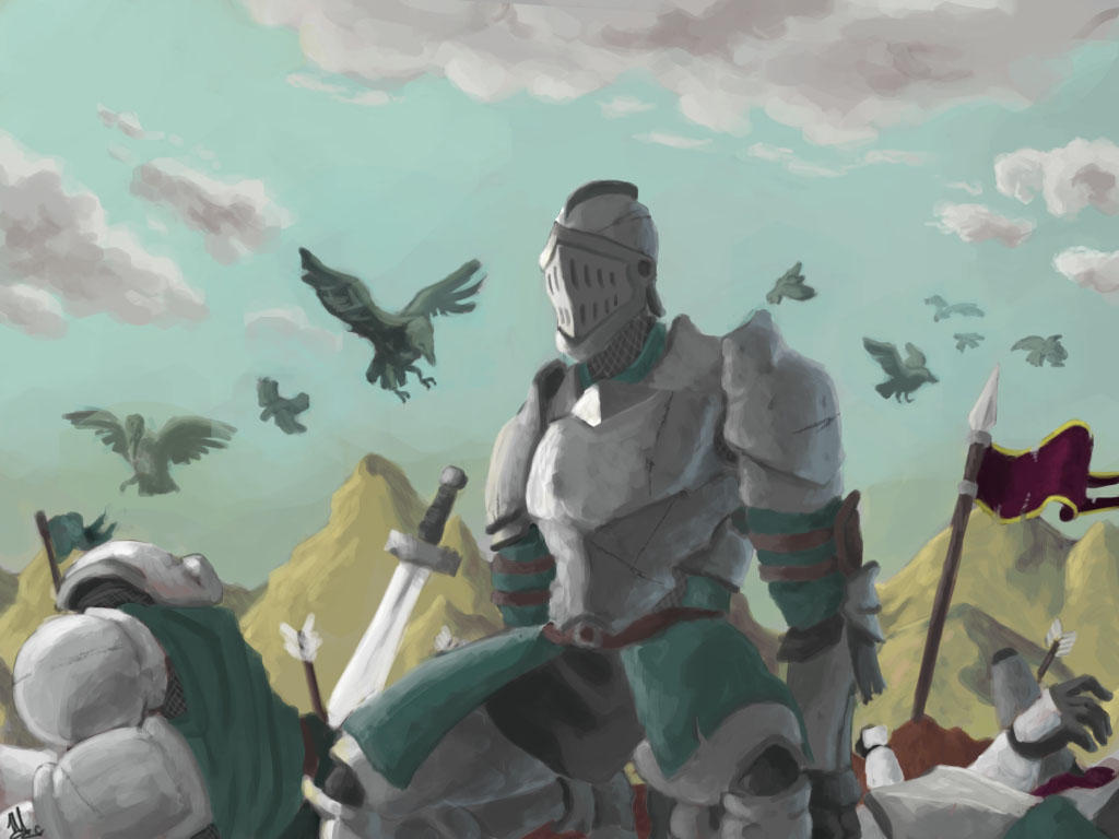 Defeated Knight by obilingpheonix on DeviantArt