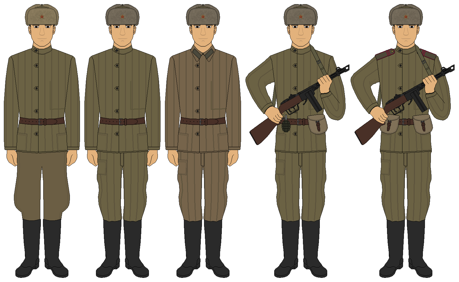 Telogreika (Quilted Jacket) - Enlisted - 1941-1945 by JoeyLock on ...