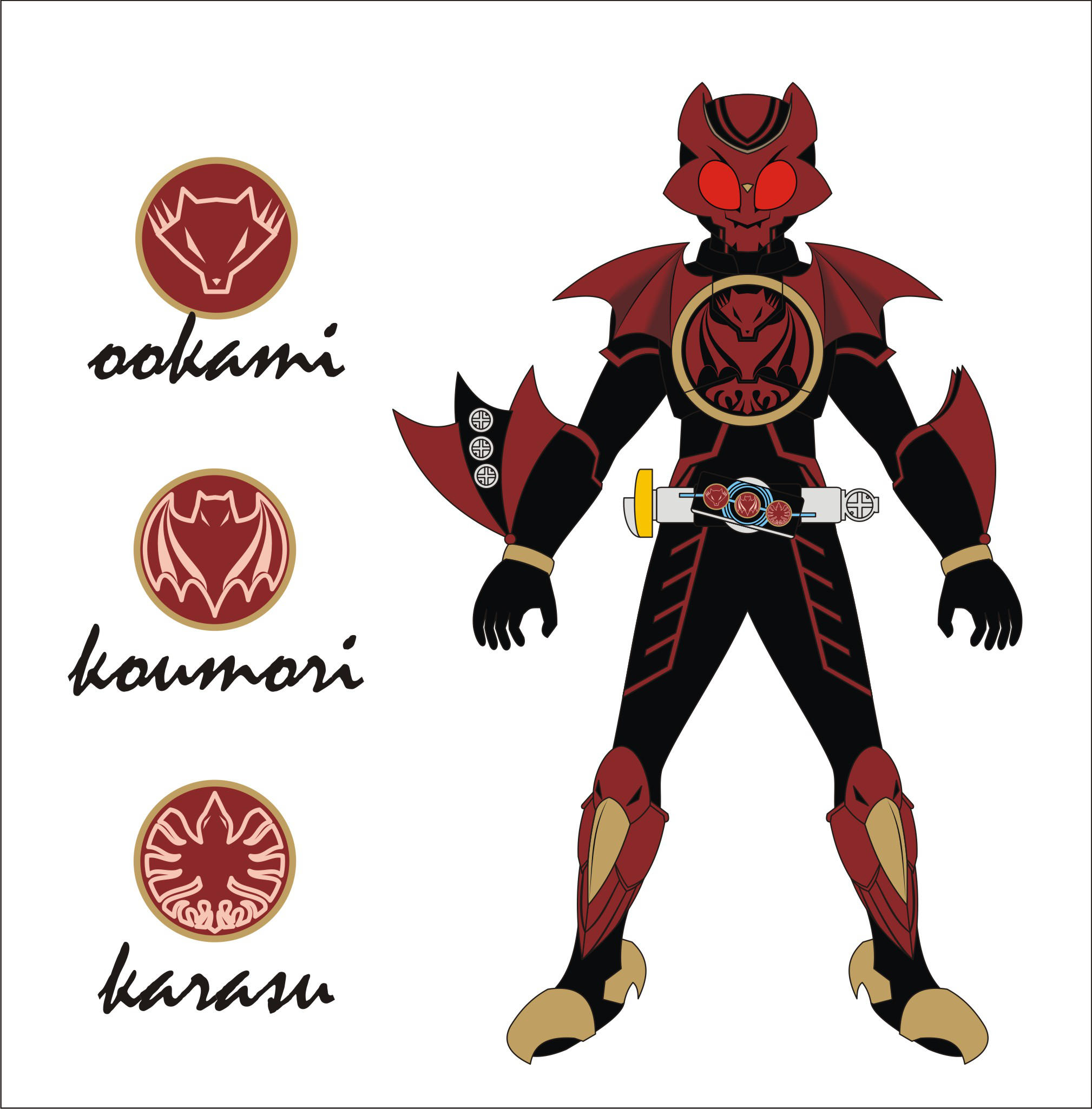 Kamen Rider OOO Dark Combo by piro-hydro on DeviantArt