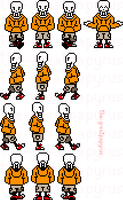 Underfell Papyrus Sprite V2 by Xlyphon on DeviantArt
