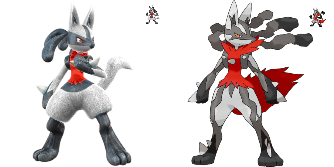 Shiny Redo: #448 Lucario + Mega Lucario by SkydraoftheGoddesses on ...