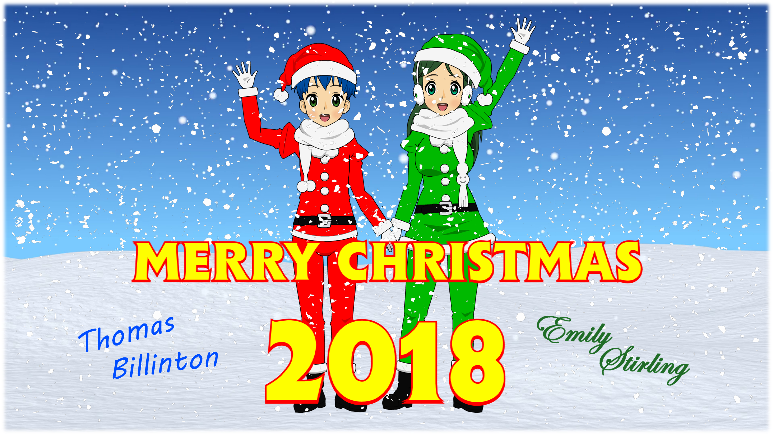 'Merry Christmas' from Thomas and Emily by DaveMan1000 on DeviantArt