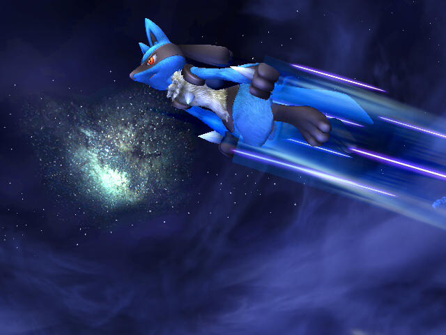 SSBB Screenshot: Lucario by TimeIsNoEnemy on DeviantArt